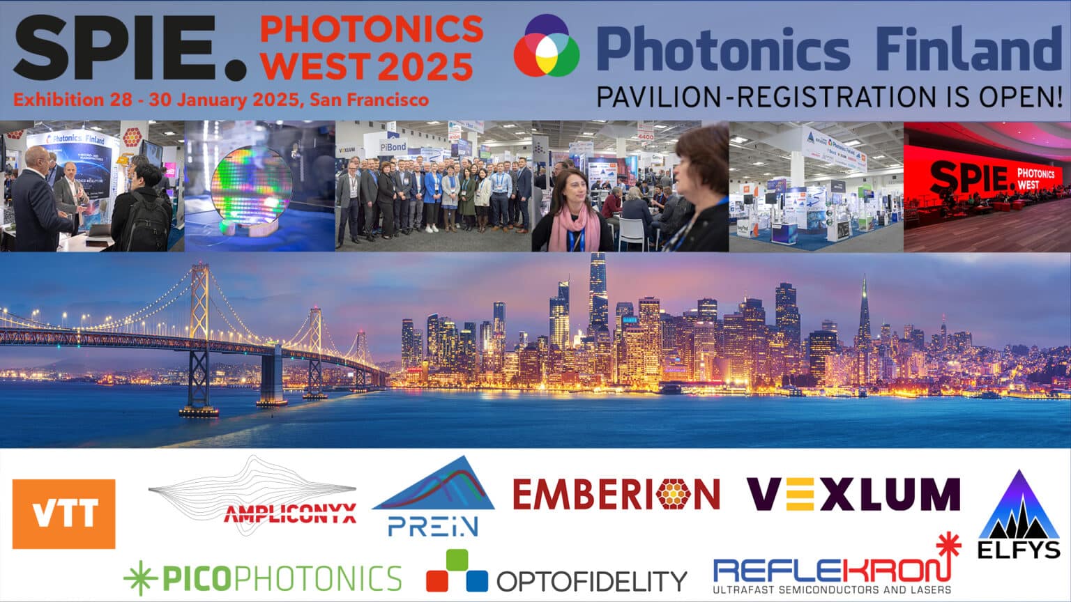 Photonics West Conference and Exhibition January 25-30, 2025